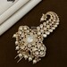 Buy Kundan Kalgi/indian Groom Jewelry/groom Pagri Brooch/dulha Kalangi ...
