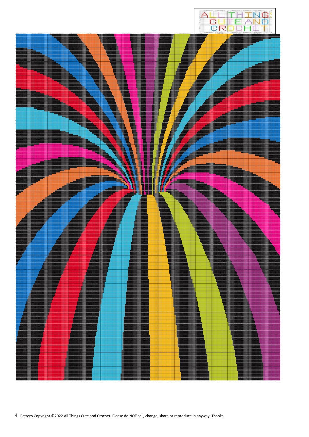 SC Vortex Illusion Crochet Pattern Download - Etsy