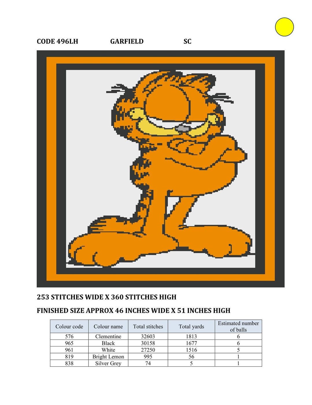 LEFT HANDED SC Crochet Pattern Download - Etsy