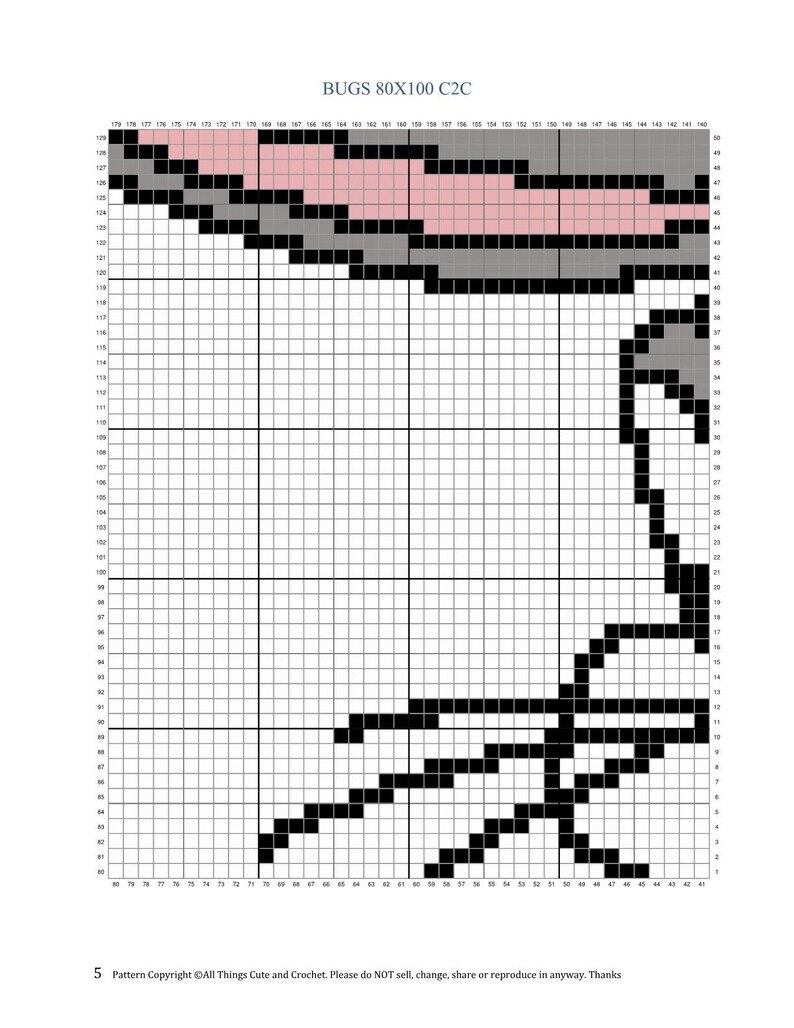 Bunny C2C Crochet Pattern Download - Etsy