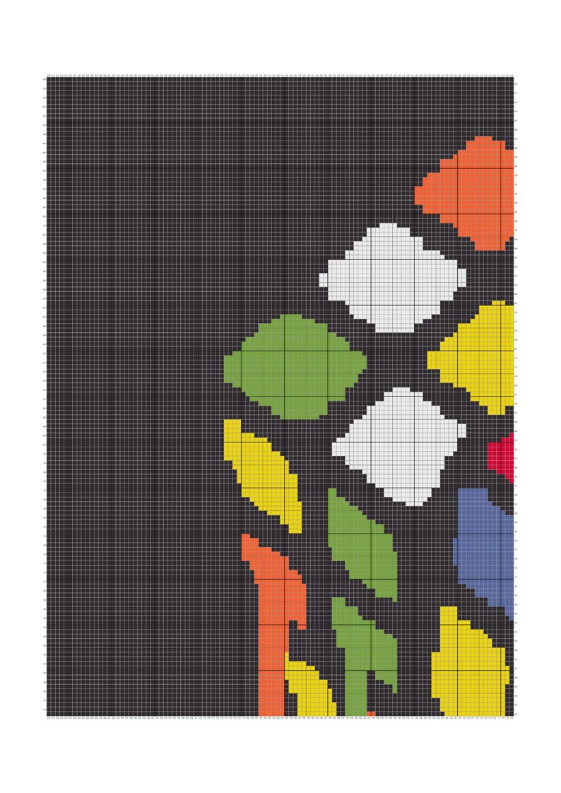Dripping Rubik's Cube SC Crochet Pattern Download - Etsy