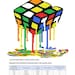 Dripping Rubik's Cube C2C Crochet Pattern Download - Etsy