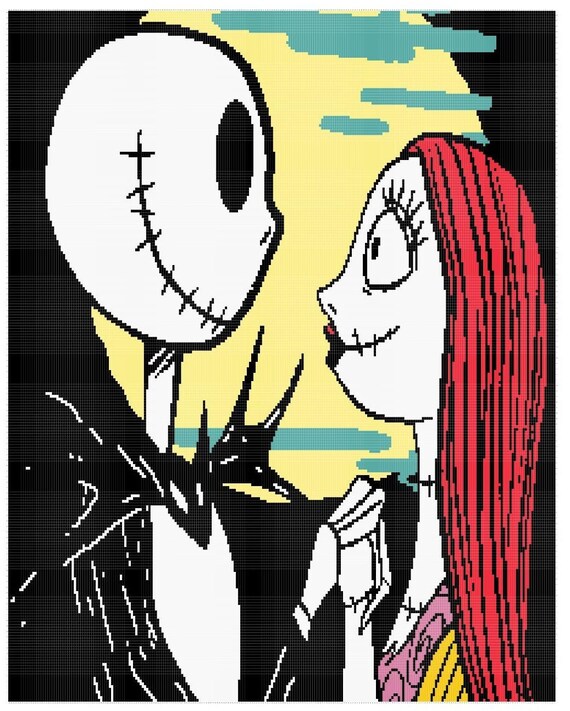 Jack and Sally SC Crochet Pattern Download | Etsy