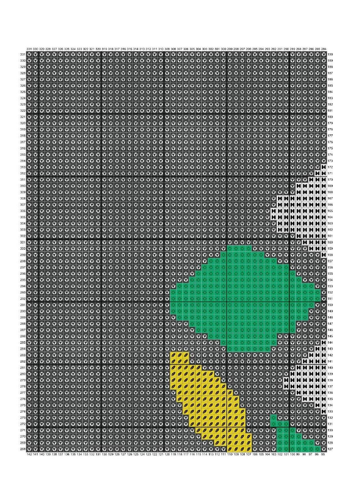 Dripping Rubik's Cube C2C Crochet Pattern Download - Etsy