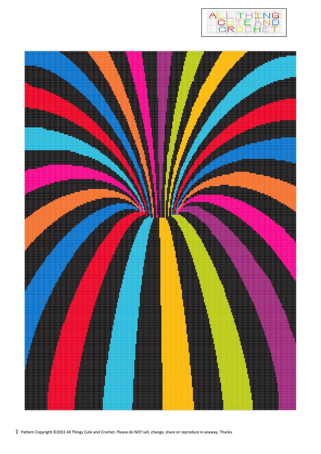 SC Vortex Illusion Crochet Pattern Download - Etsy