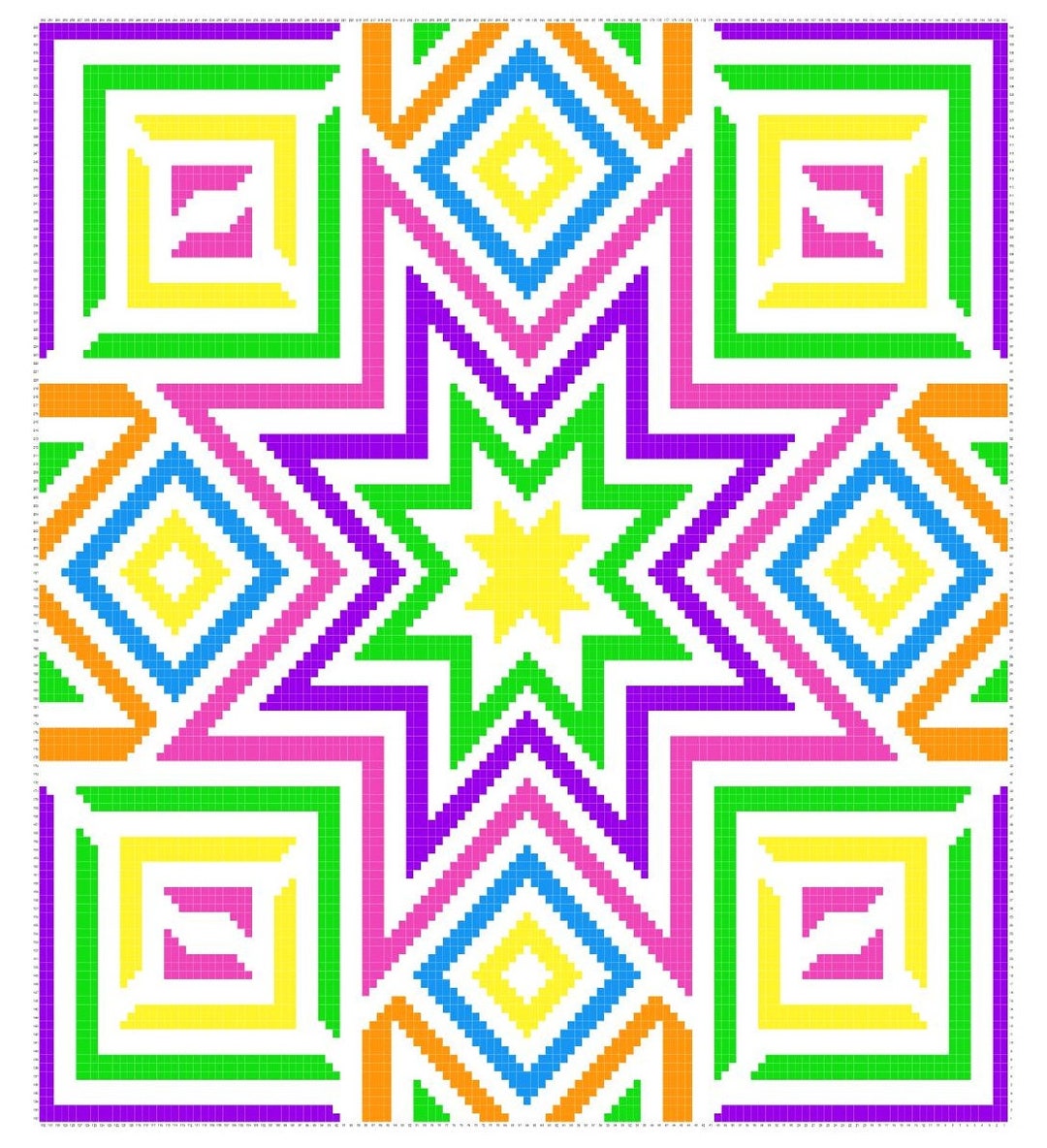 Star C2C Crochet Pattern Download - Etsy