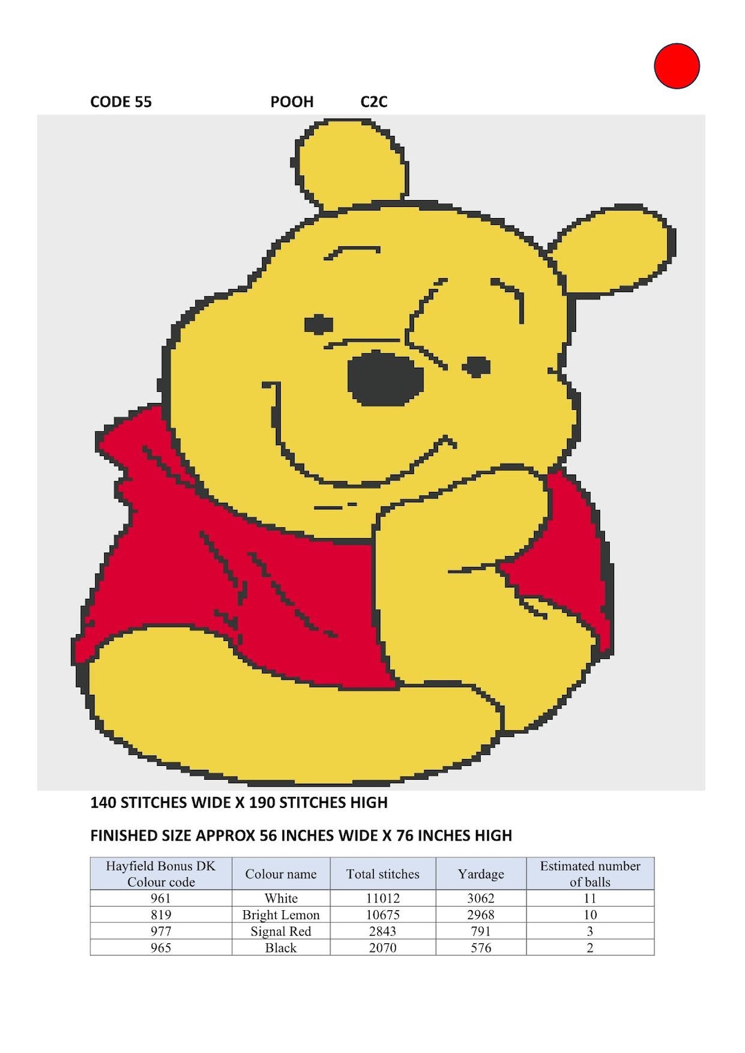 C2C Crochet Pattern Download - Etsy