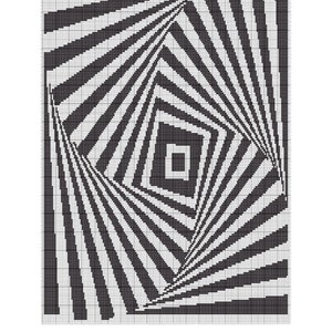 Vortex Illusion Crochet Pattern Download - Etsy