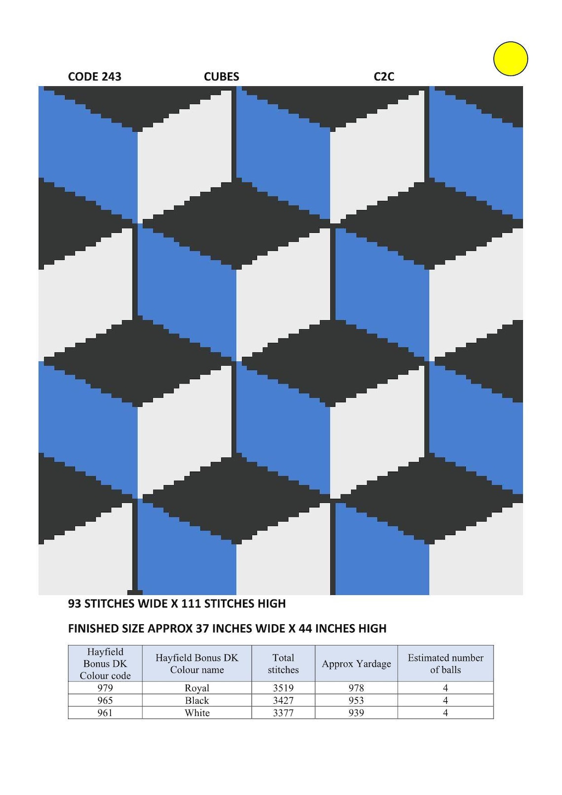 C2C Crochet Pattern Download - Etsy