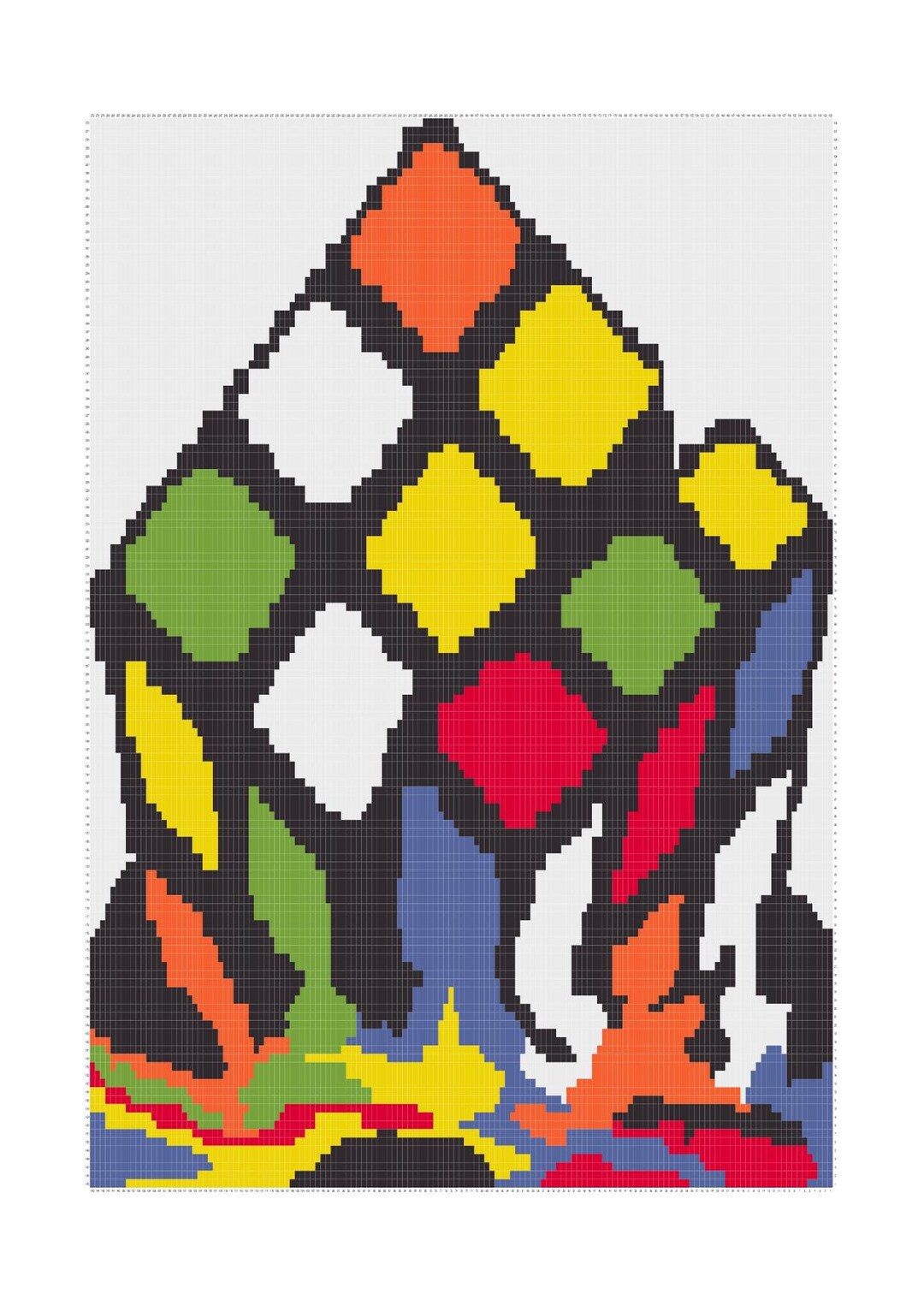 Melting Cube Mini C2C Crochet Pattern Download - Etsy