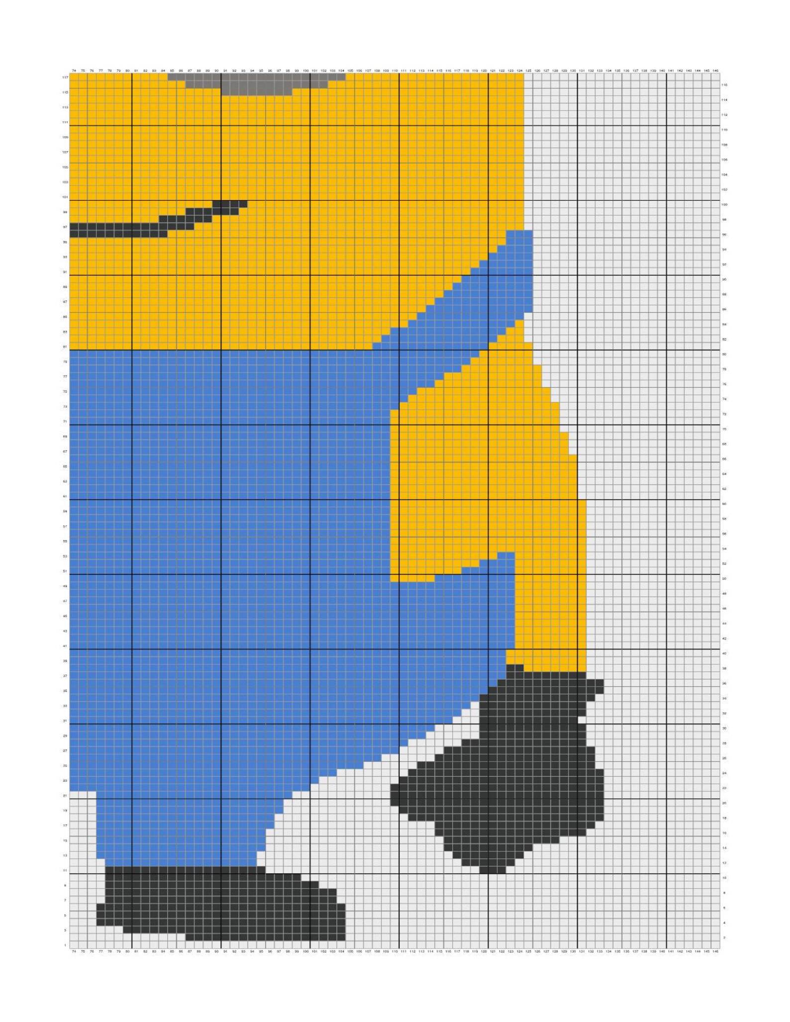 LEFT HANDED Minion SC Crochet Pattern Download - Etsy