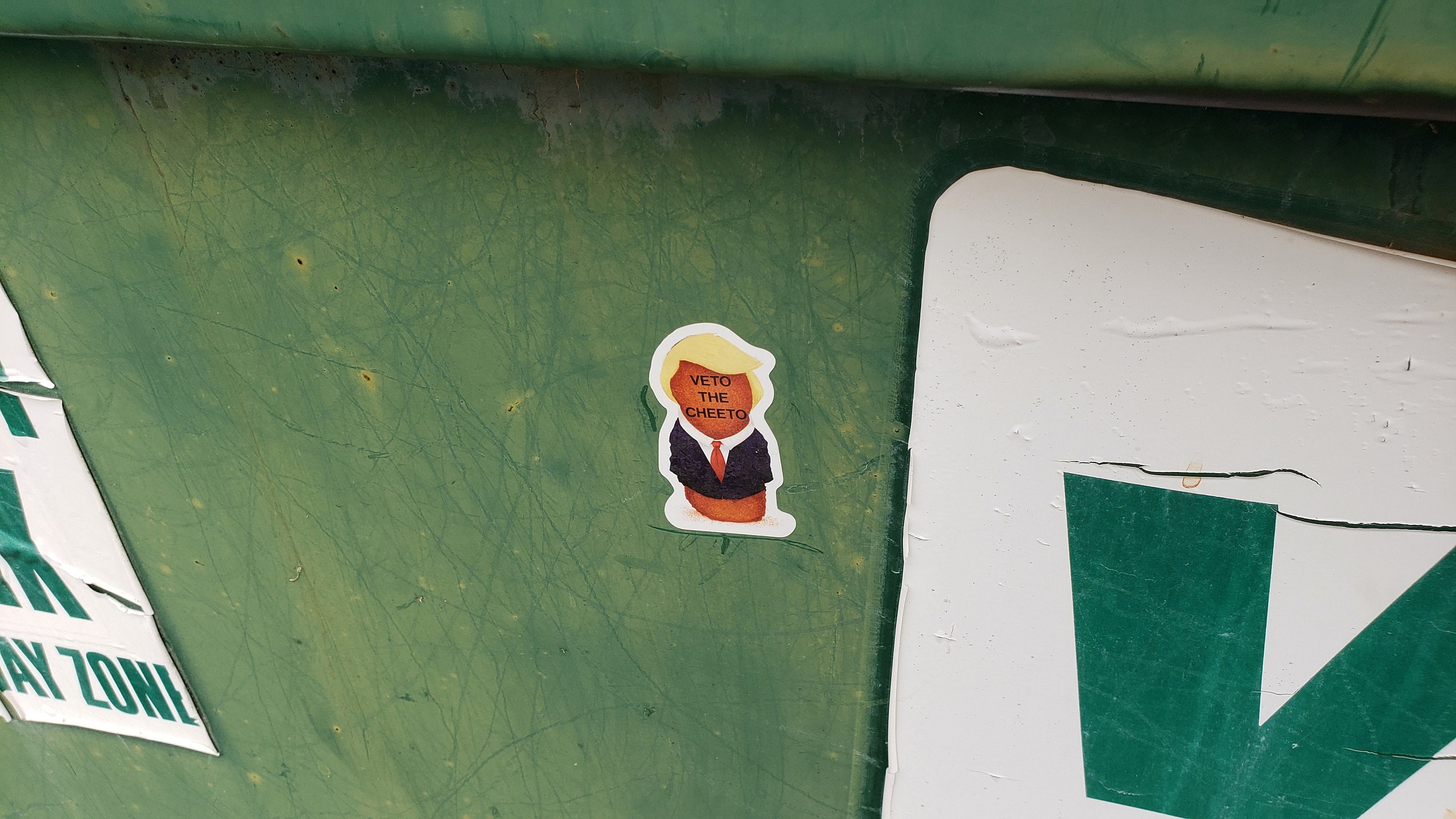Limited Edition VETO THE CHEETO Face “forgotten Cheeto” 3 Inch, Die Cut ...