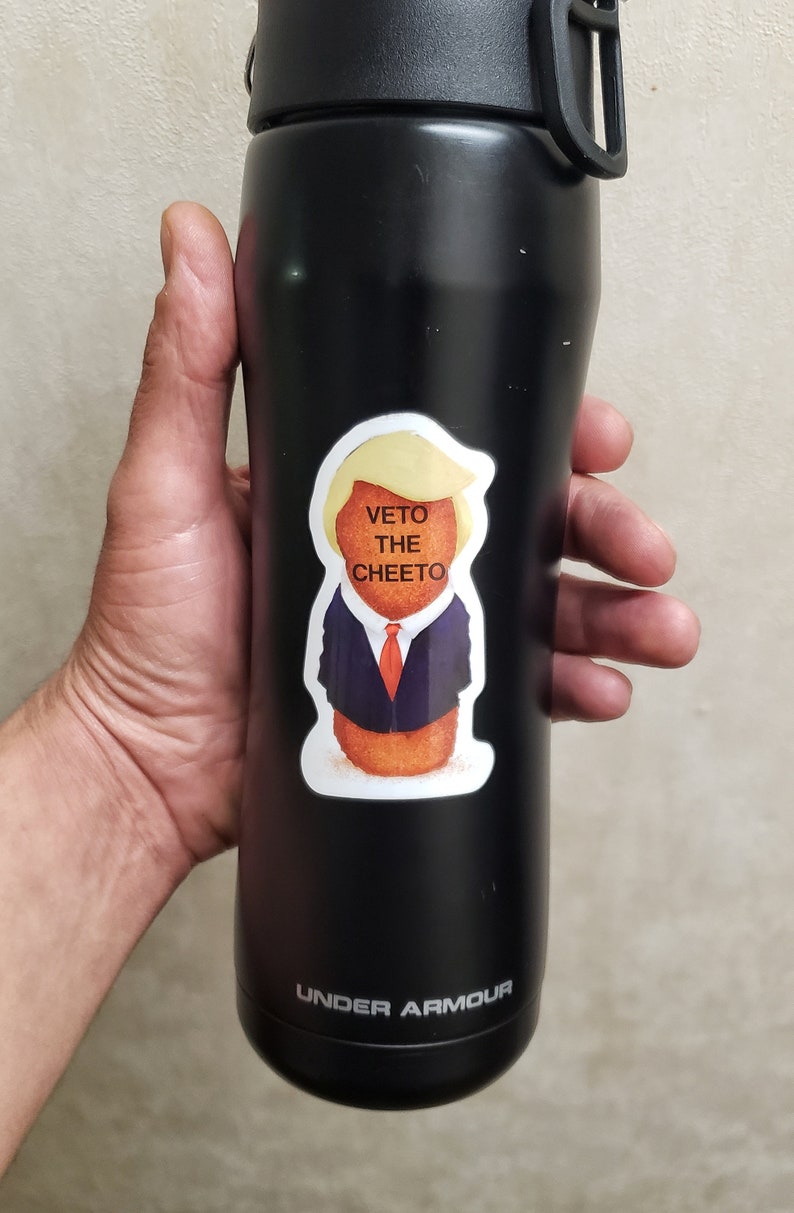 Limited Edition VETO THE CHEETO Face “forgotten Cheeto” 3 Inch, Die Cut ...