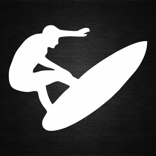 Vinyl Wall Decal Sticker Surfer AC180B - Etsy