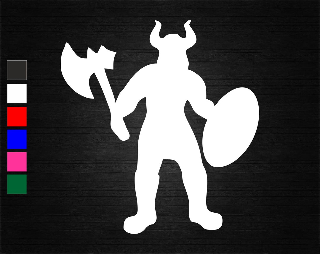 Viking Vinyl Decal Sticker Wall Door Window Car Van Bike Lorry Home ...