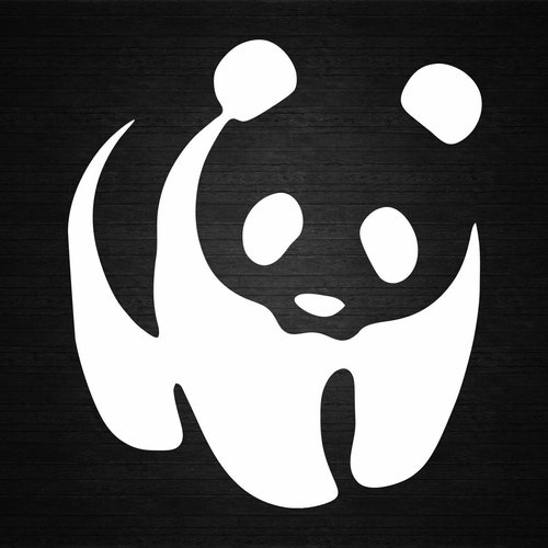 Panda Sitting Vinyl Decal Car Window Bumper Sticker Funny Cute | Etsy