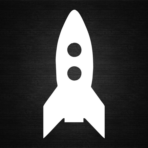 Rocket Wall Decal - Etsy UK