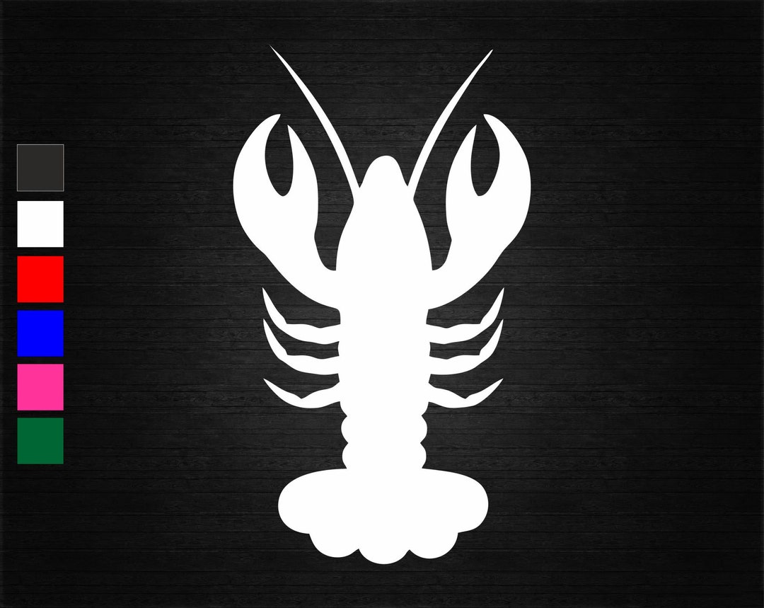 Lobster Sealife Sea Food Vinyl Decal Sticker Wall Door Window Car Van ...
