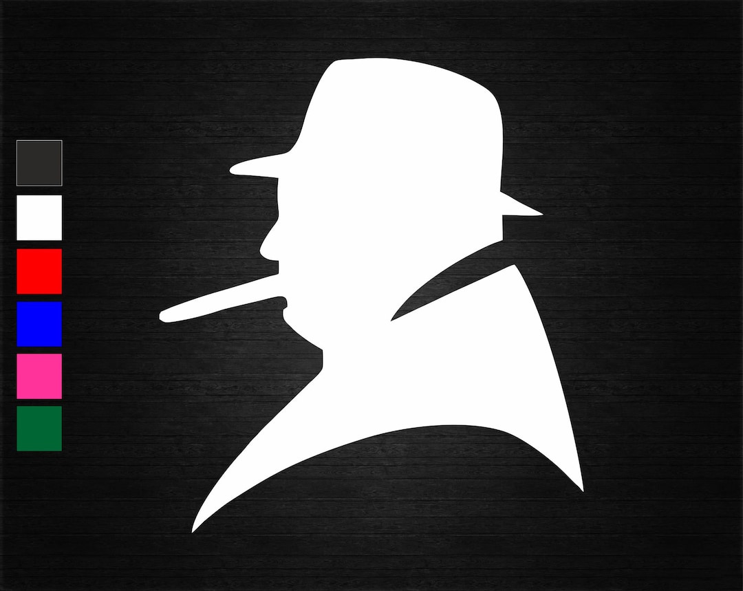 Winston Churchill Vinyl Decal Sticker Wall Door Window Car Van Bike ...