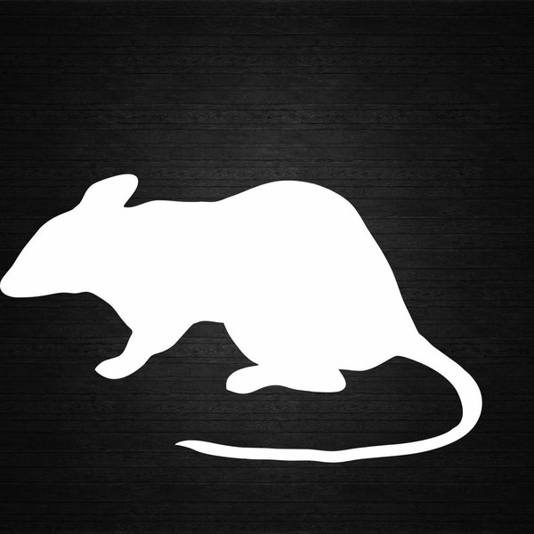 Vinyl Rat Decal - Etsy