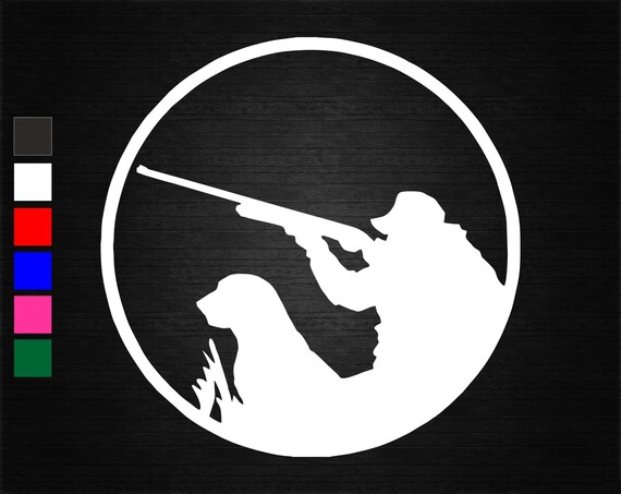 Hunting gun dog vinyl decal sticker wall door window car van | Etsy