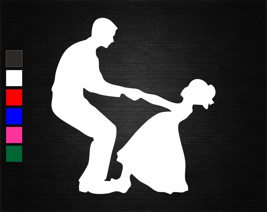 Father and Daughter Love Vinyl Decal Sticker Wall Door Window Car Van ...
