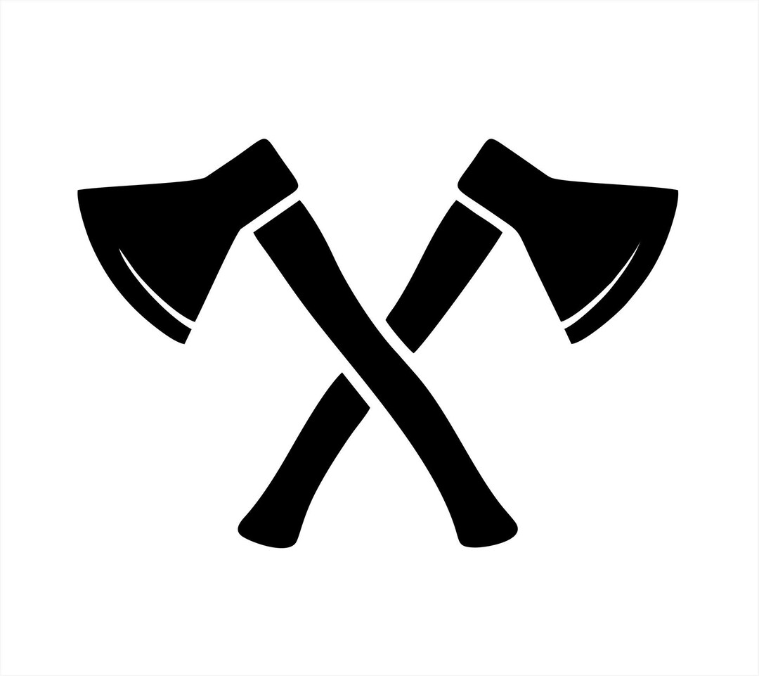 Axes Axe Vinyl Decal Sticker Wall Door Window Car Van Bike Lorry Home ...