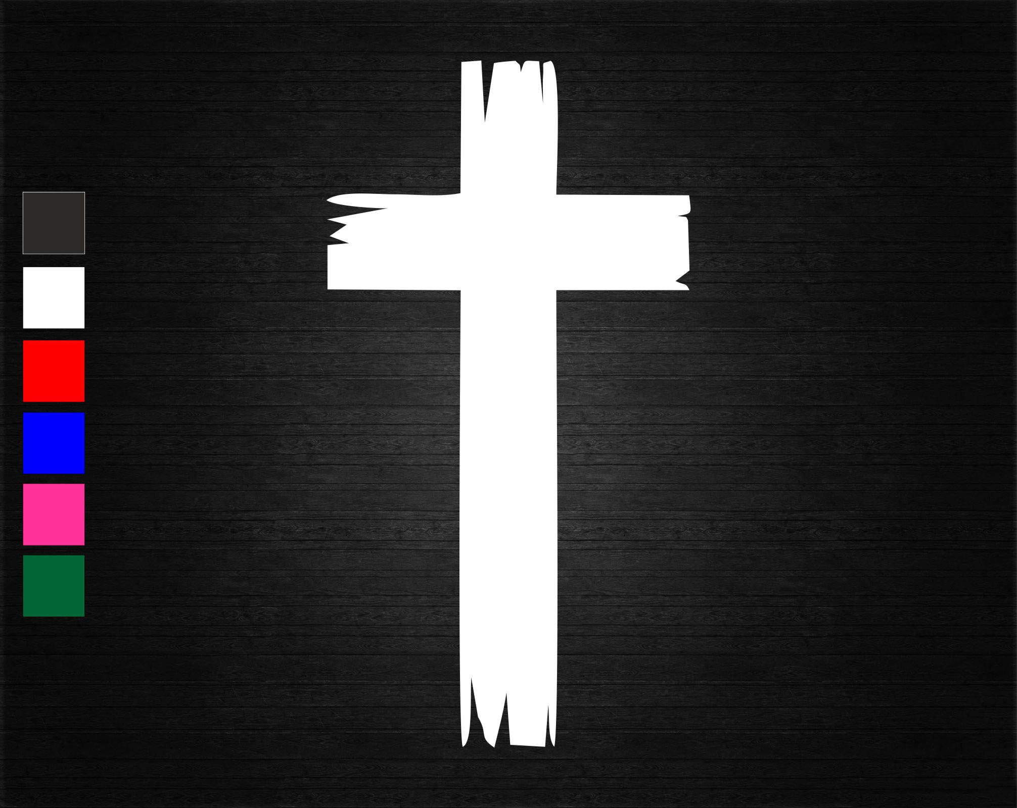 Cross Christianity Vinyl Decal Sticker Wall Door Window Car | Etsy