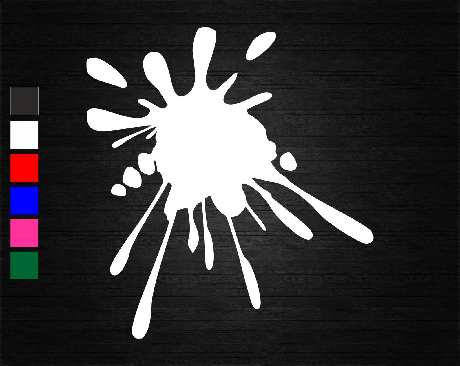 Splat Vinyl Decal Sticker Wall Door Window Car Van Bike Lorry - Etsy