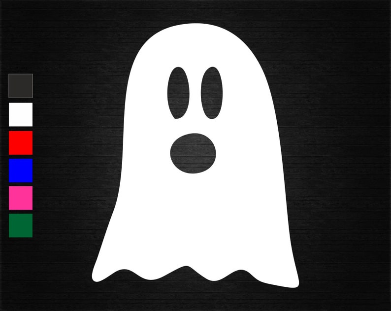Ghost Spooky Halloween Vinyl Decal Sticker Wall Door Window Car Van ...