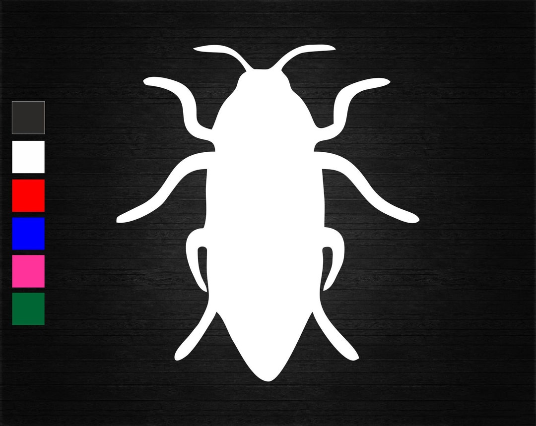 Cockroach Pest Vinyl Decal Sticker Wall Door Window Car Van Bike Lorry ...