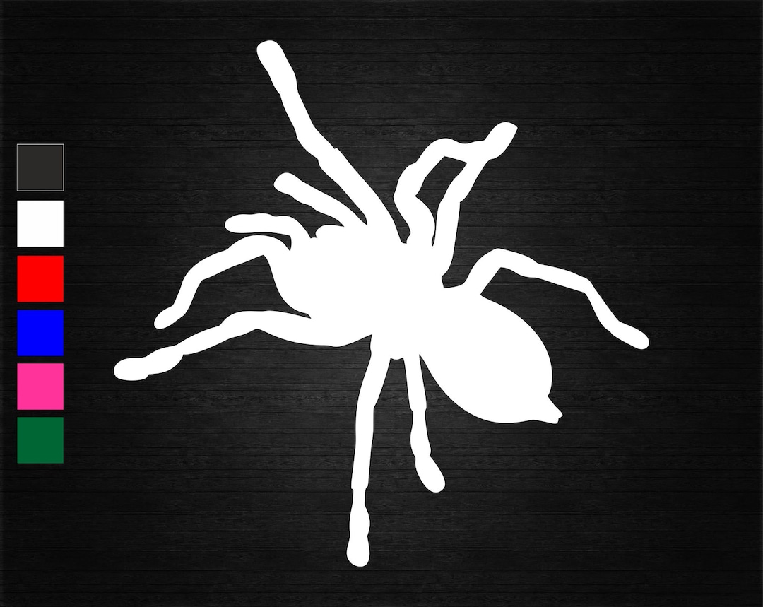 Tarantula Spider Vinyl Decal Sticker Wall Door Window Car Van Bike ...