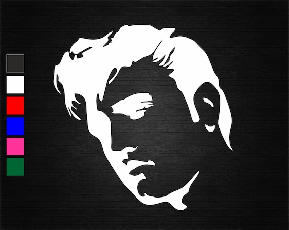 Elvis Presley Face Vinyl Decal Sticker Wall Door Window Car - Etsy