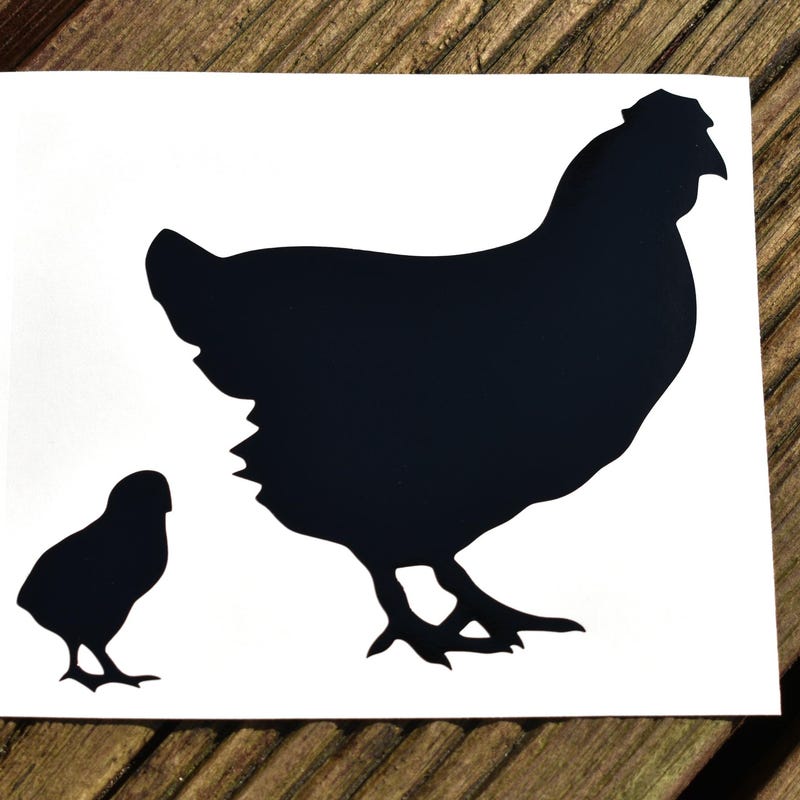 Chicken Wall Decal - Etsy