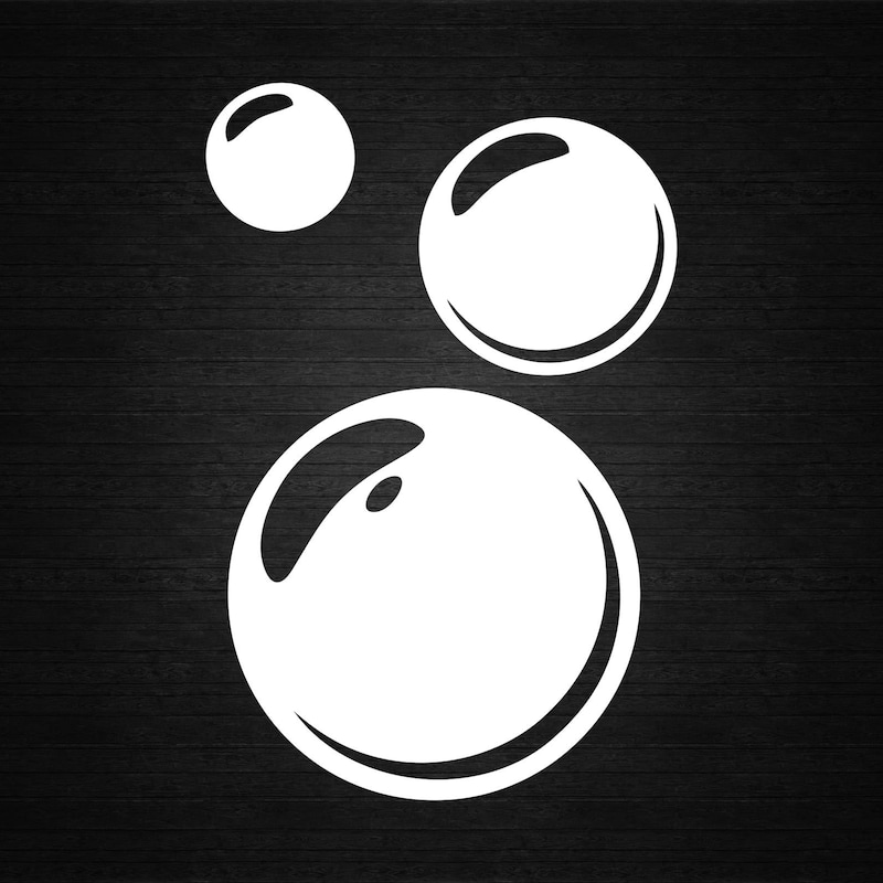 Bubbles Decal - Etsy