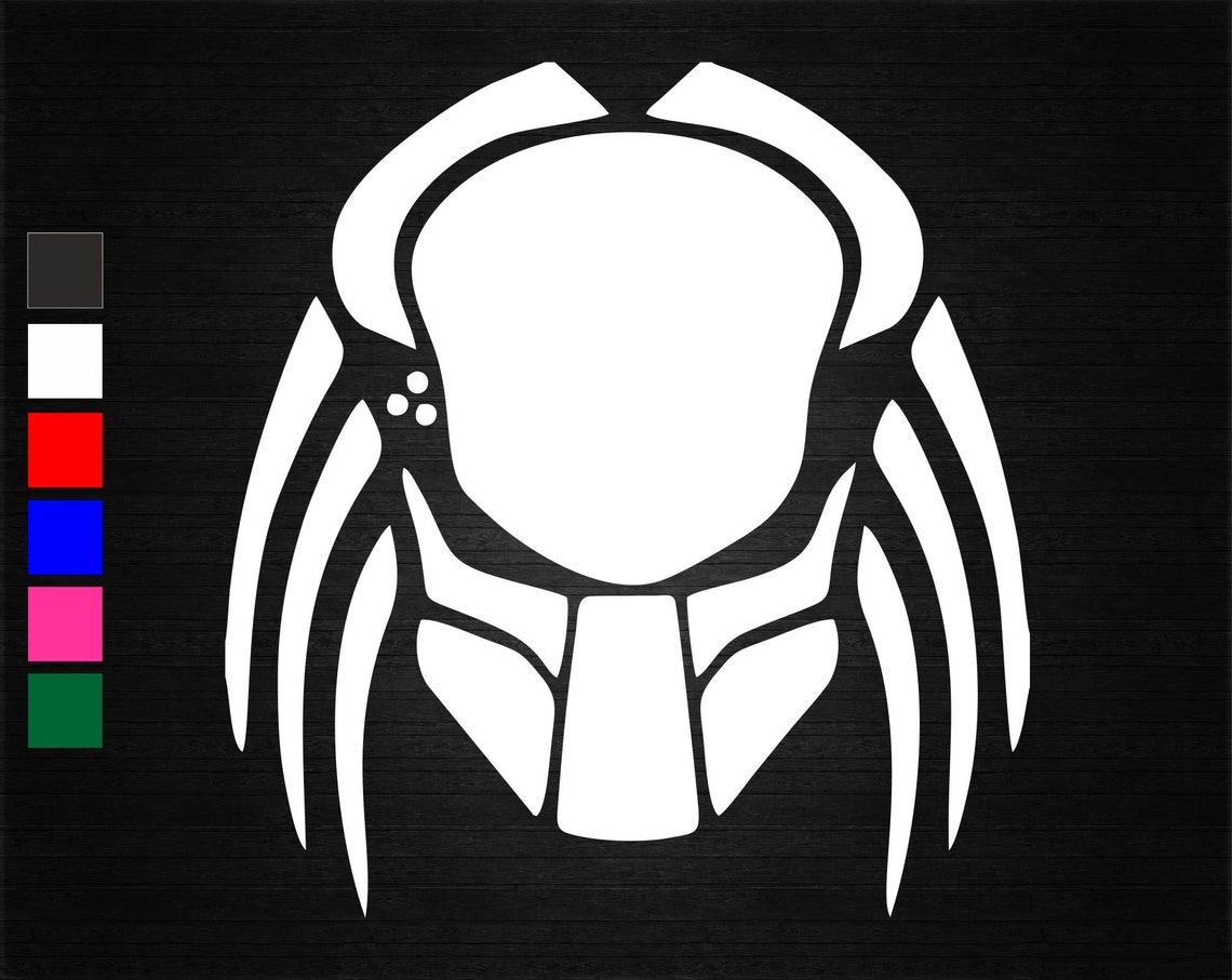 Predator movie film vinyl decal sticker wall door window car | Etsy