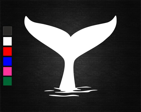 Whale Tail Sea Life Vinyl Decal Sticker Wall Door Window Car - Etsy