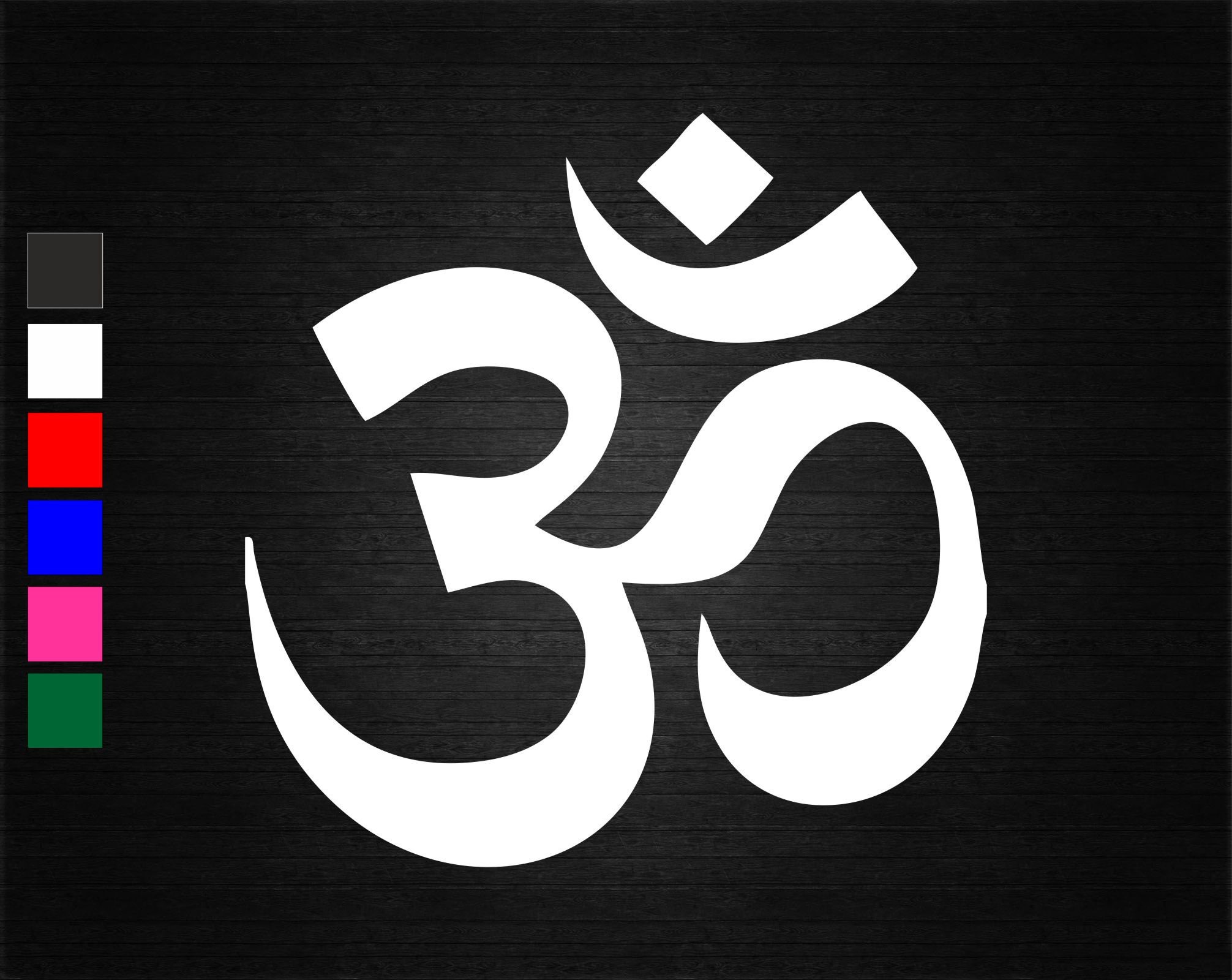 Namaste Yoga Sign Symbol Vinyl Decal Sticker Wall Door Window Car Van ...