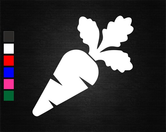 Carrot Vegetable Vinyl Decal Sticker Wall Door Window Car Van - Etsy