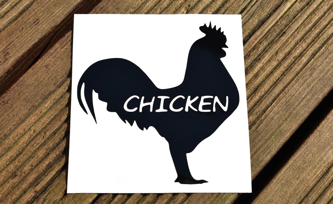 Chicken Food Kitchen Farm Vinyl Decal Sticker Wall Door Window Car Van ...