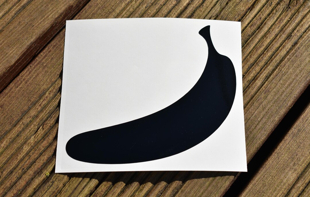 Banana Fruit Food Vinyl Decal Sticker Wall Door Window Car Van Bike ...