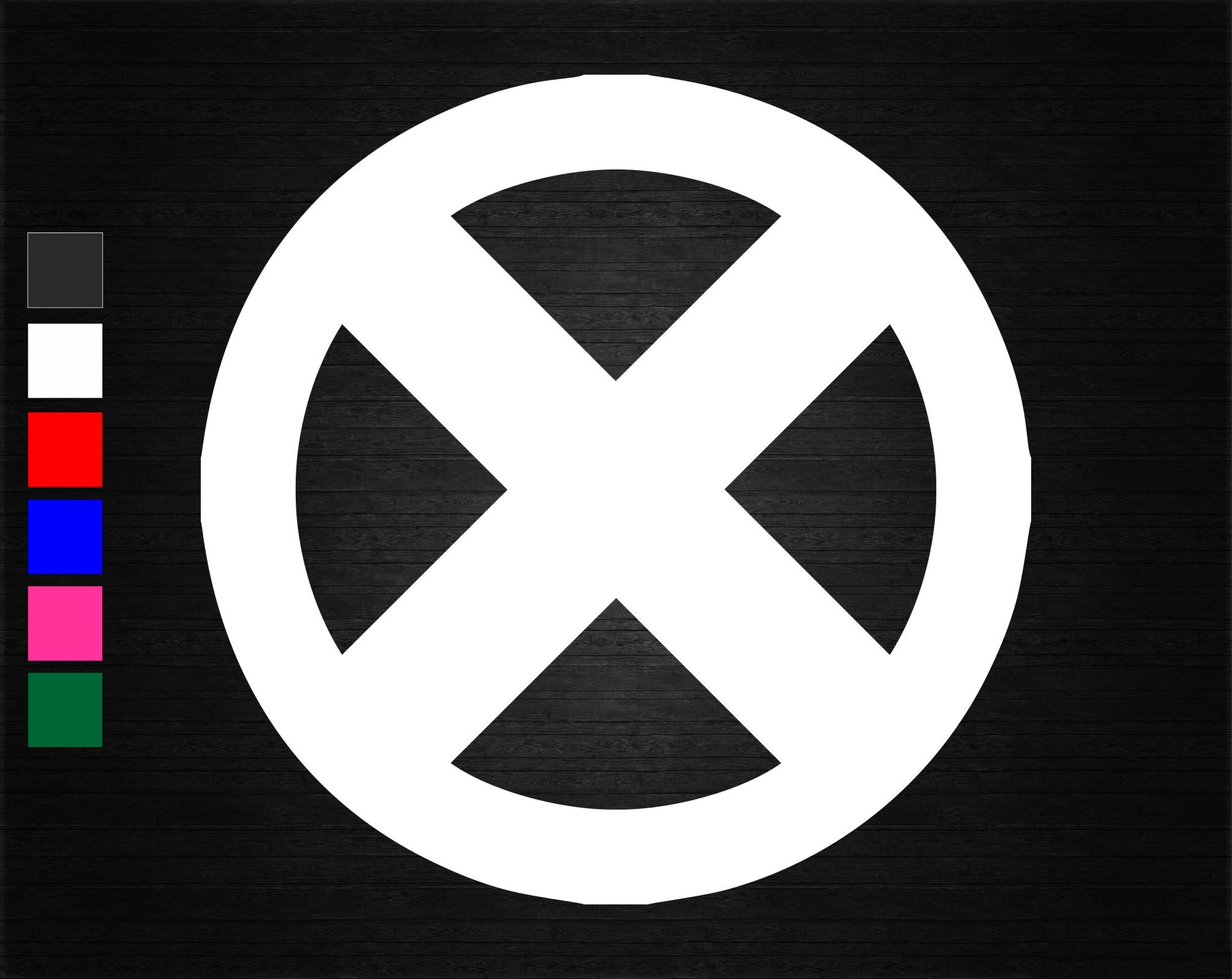 X Men Logo Vinyl Decal Sticker Wall Door Window Car Van Bike - Etsy UK