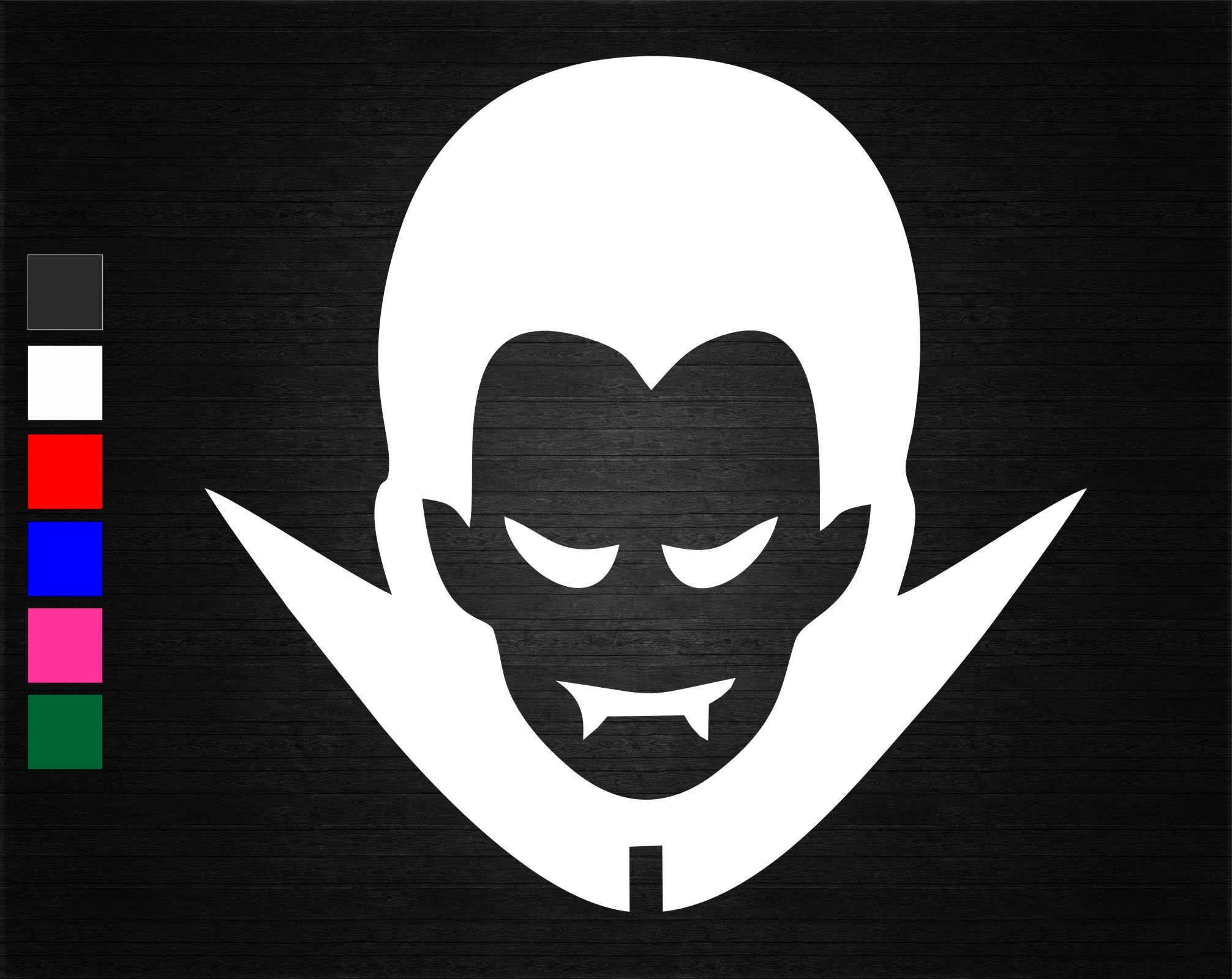 Vampire Vinyl Decal Sticker Wall Door Window Car Van Bike Lorry Home ...