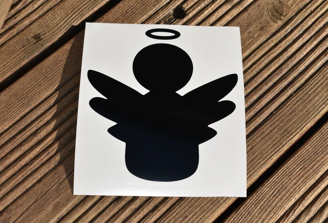 Angel Vinyl Decal Sticker Wall Door Window Car Van Bike Lorry Home ...