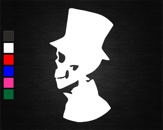 Victorian Man Skull Vinyl Decal Sticker Wall Door Window Car - Etsy