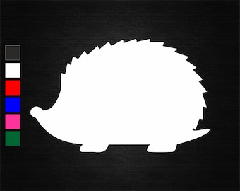 Hedgehog Car Decal | Etsy