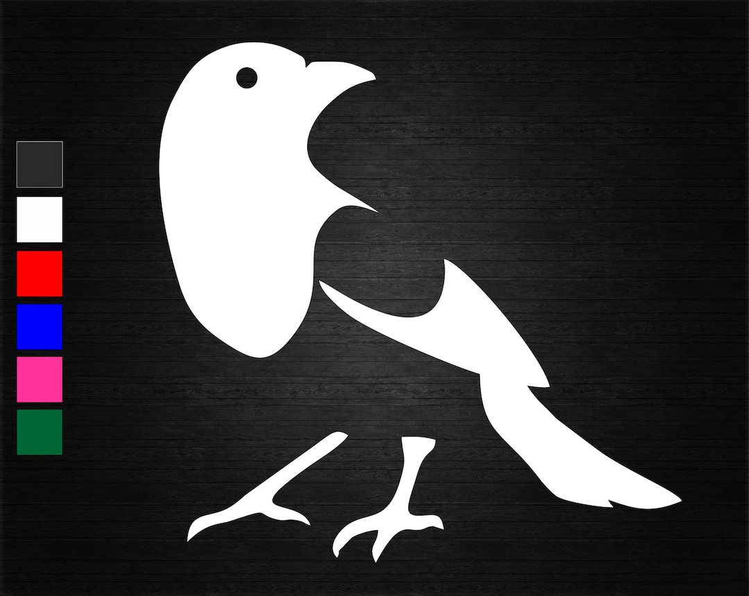 Magpie Bird Wildlife Vinyl Decal Sticker Wall Door Window Car Van Bike ...