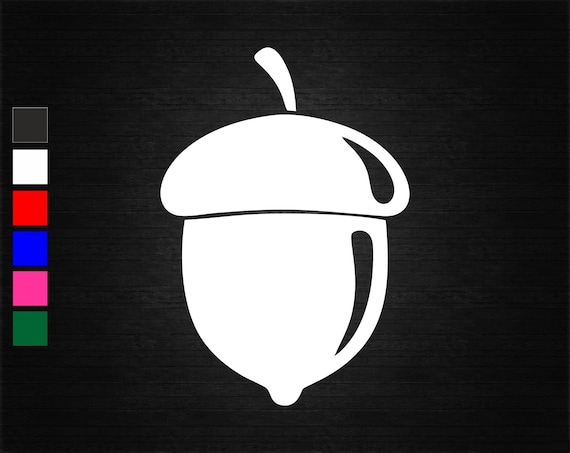 Acorn vinyl decal sticker wall door window car van bike lorry | Etsy