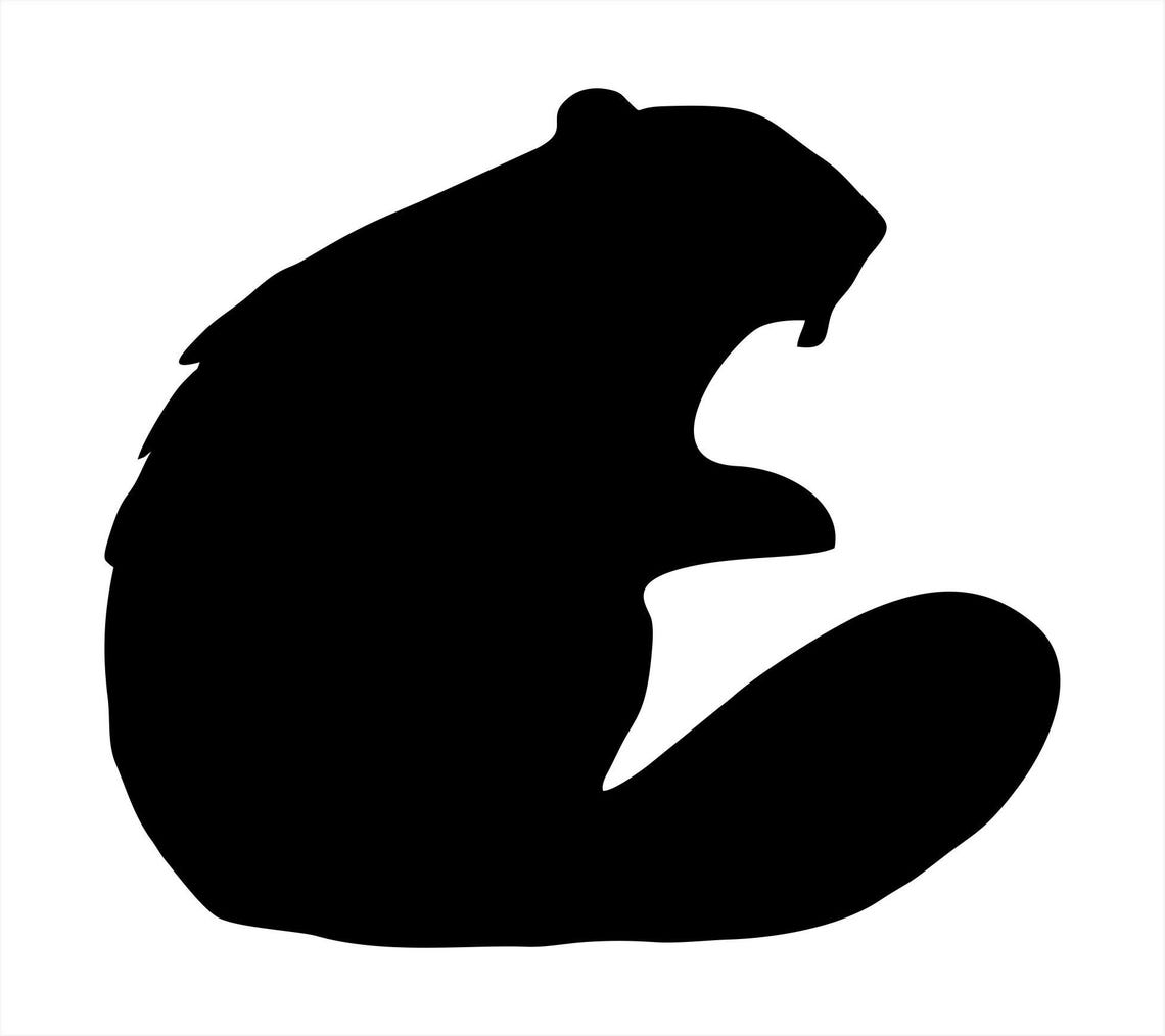 Beaver Animal Nature Vinyl Decal Sticker Wall Door Window Car Van Bike ...