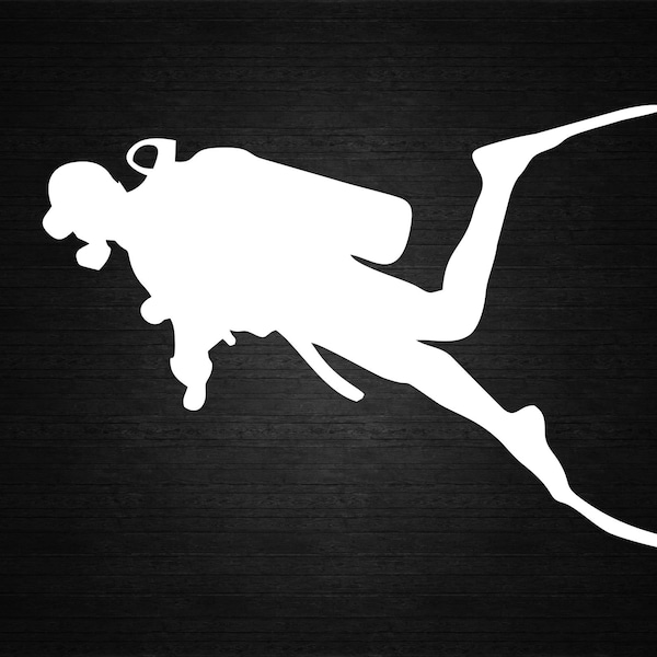 Scuba Diver Decals - Etsy